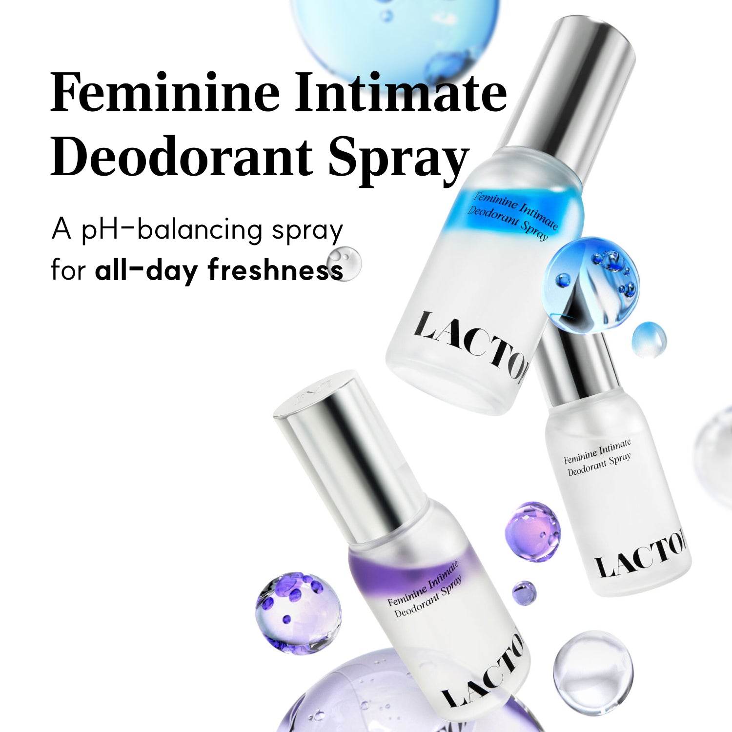 Feminine Intimate Deodorant Spray | Lactomedi